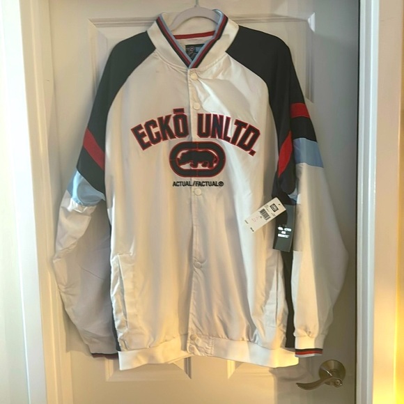 Ecko Unlimited | Jackets & Coats | Ecko Unltd White Black And Red Light ...